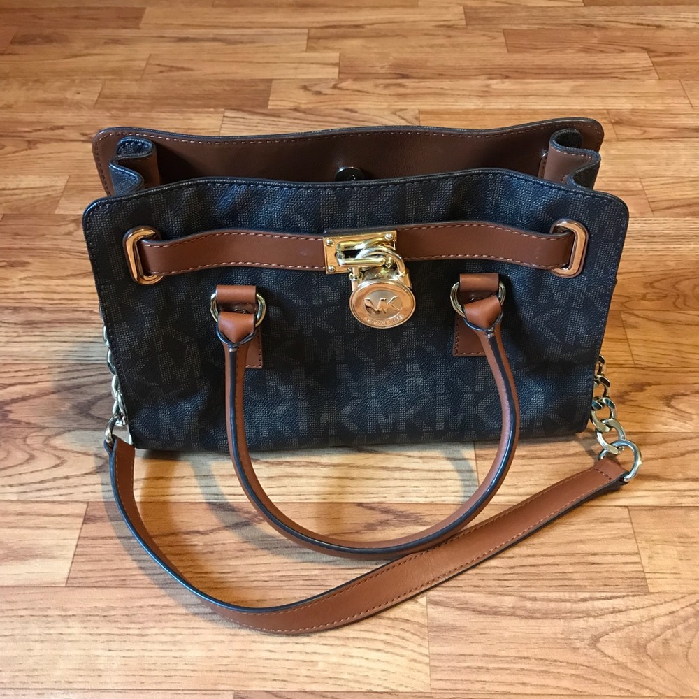 Michael Kors Hamilton Medium Logo - Gem